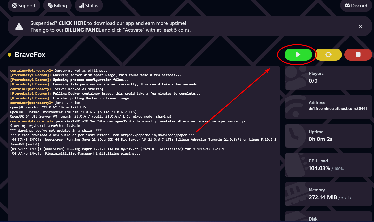 How to create a server on FreeMinecraftHost | FreeMinecraftHost | Wiki