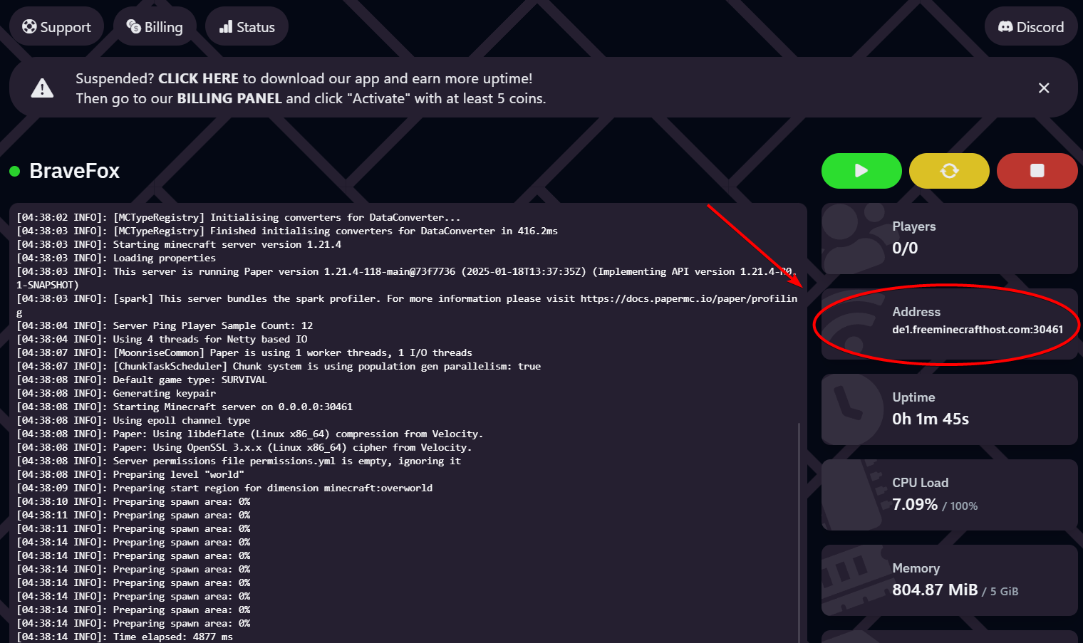 How to create a server on FreeMinecraftHost | FreeMinecraftHost | Wiki